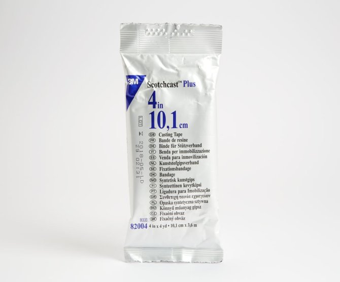 Scotchcast Plus Stützverband weiß [10,1 cm x 3,6 m] [10 Stück] | 10.1 ...